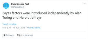 Did Alan Turing Invent the Bayes factor? – Bayesian Spectacles